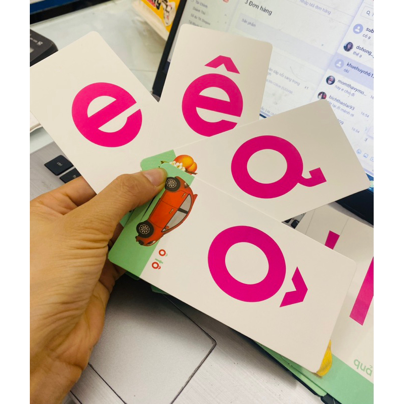 Thẻ học Flash Card chủ đề Bảng chữ cái và chữ số To Rõ Ràng cho bé khổ ...