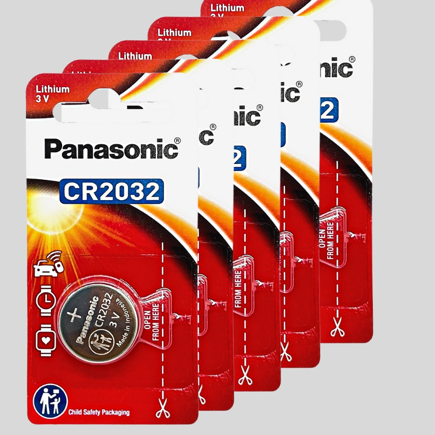 5 Vỉ Pin CR2032 3V lithium Panasonic , Maxell made in Indonesia Cao Cấp ...