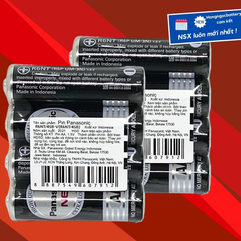 Bộ 8 Pin AA Panasonic NEO R6NT/4SB Siêu Bền , Không chì - Hàng chính ...
