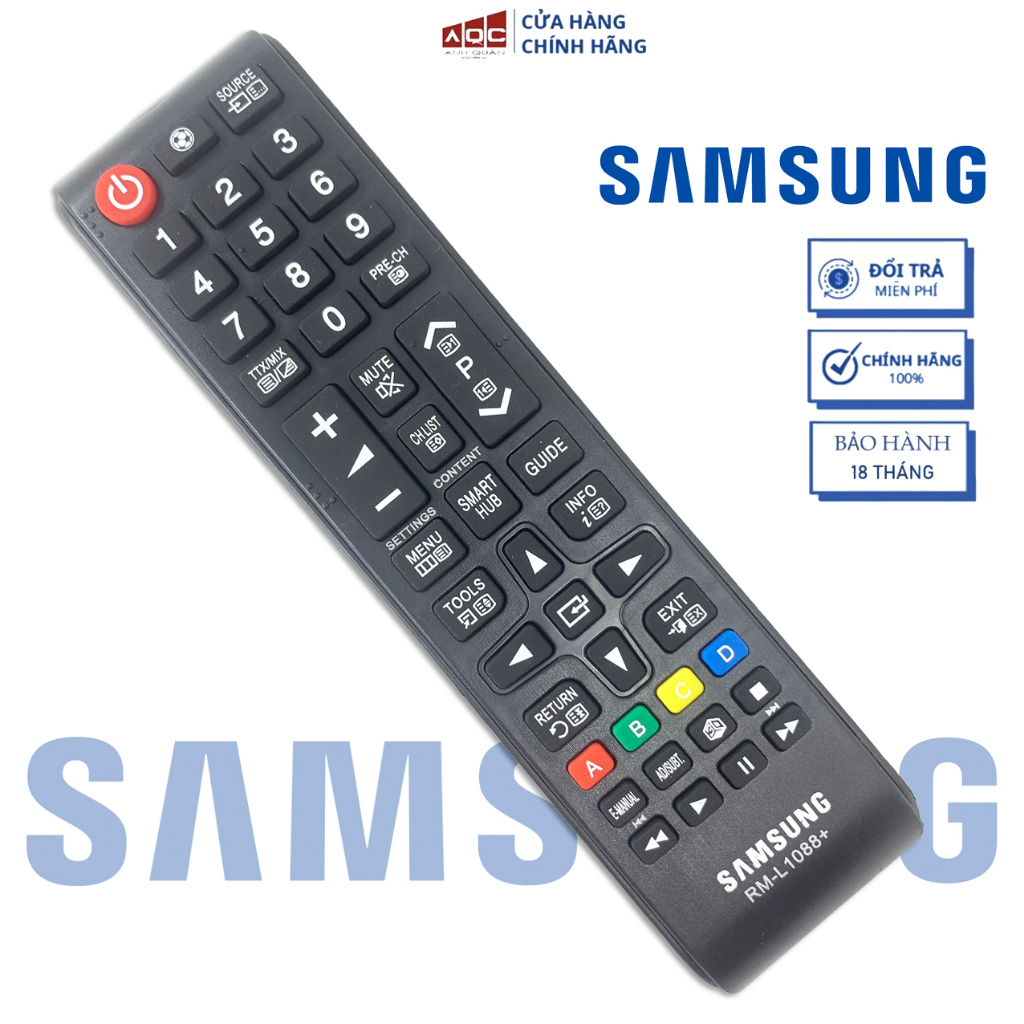 Remote Điều Khiển TV SMART SAMSUNG L1088+ [LOẠI ĐẸP - Giá Sỉ] Đa Năng Sử Dụng được tất cả TV ...