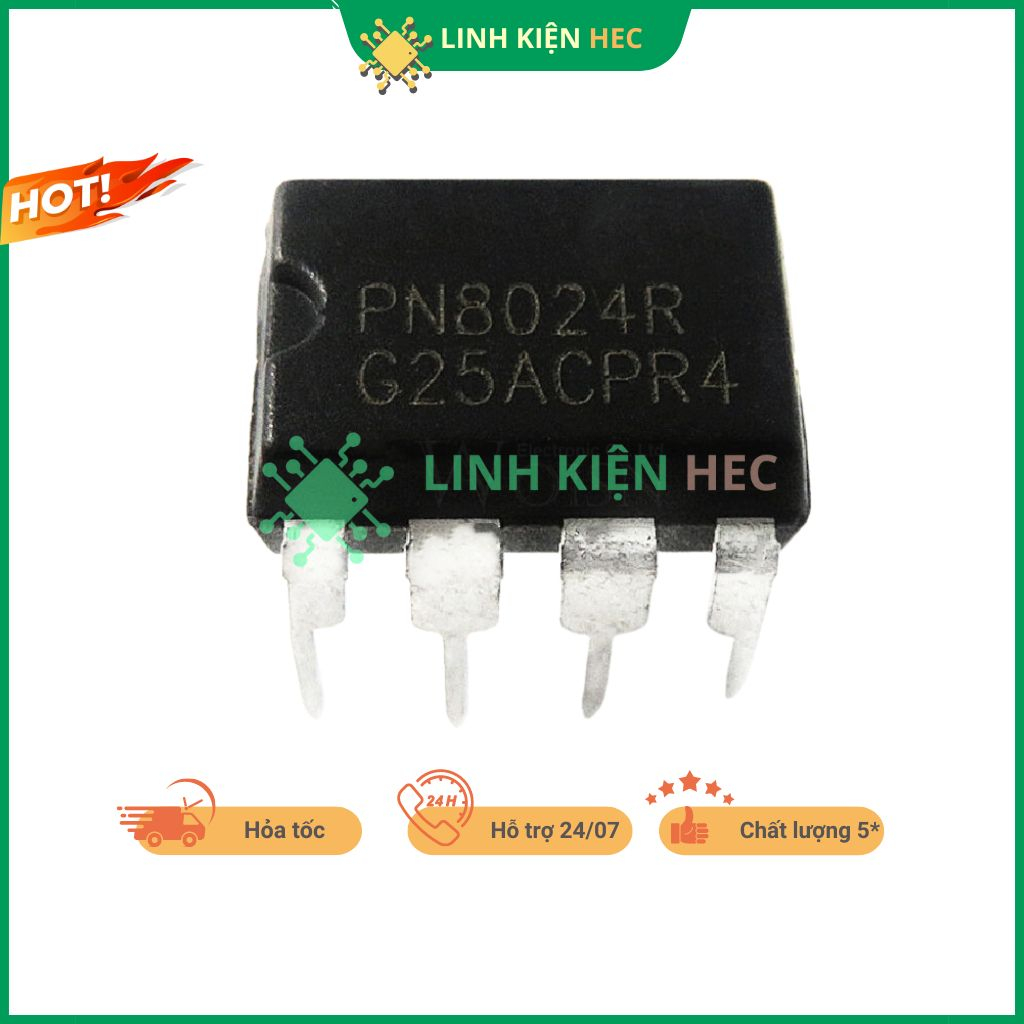 IC nguồn PN8024R DIP-7 chính hãng linh kiện hec | Shopee Việt Nam