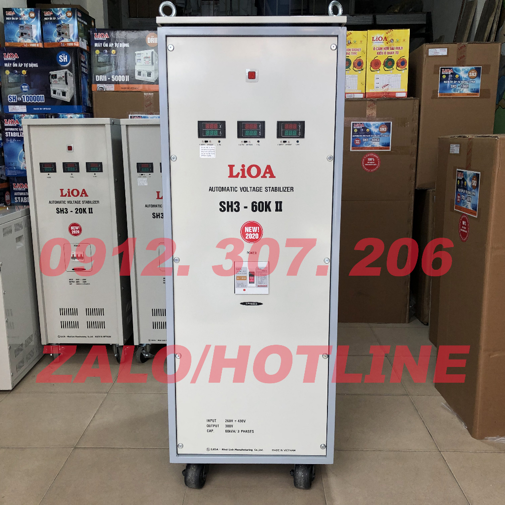 [ Chính hãng ] Máy ổn áp LiOA 60KVA 3 pha SH3 60KII - Tổng kho ổn áp, biến áp LiOA giá tốt ...