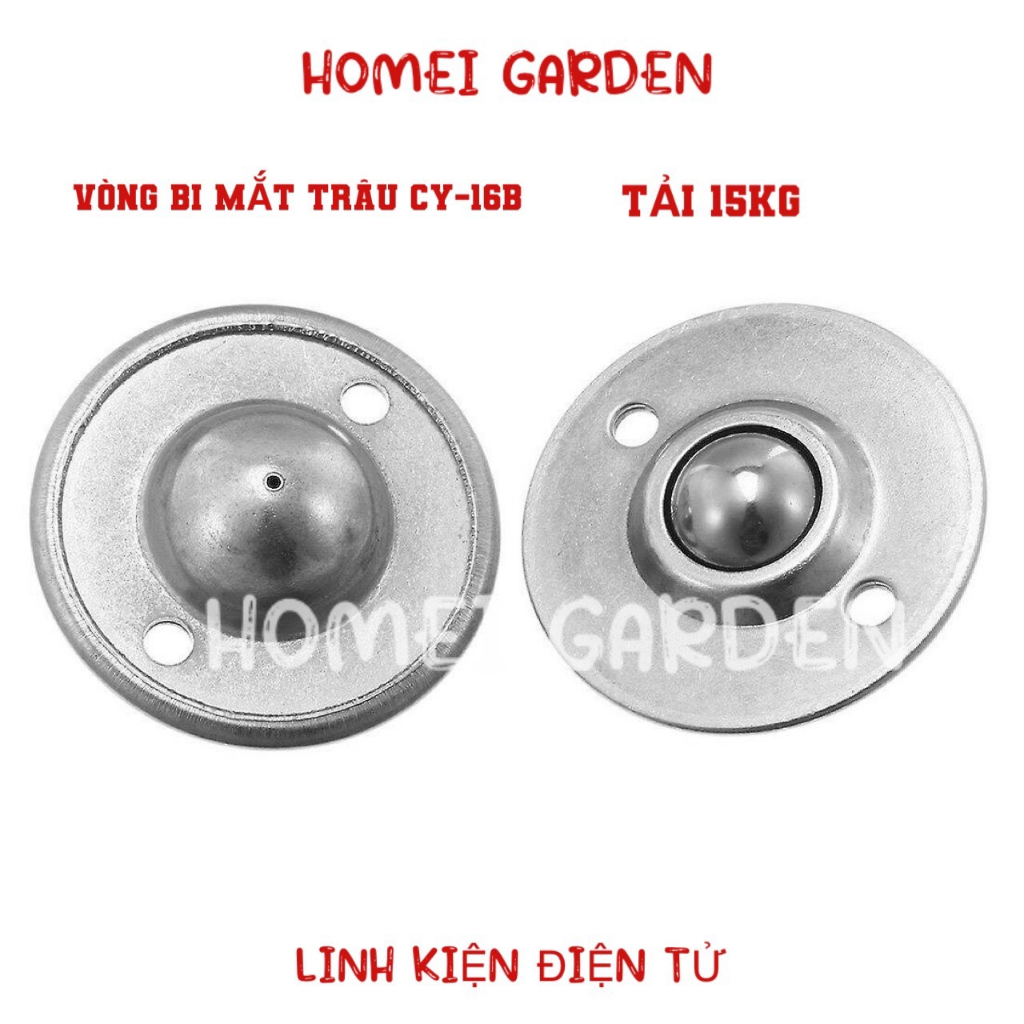 Bánh xe đĩa bay vòng bi mắt trâu CY-16B phi 16 đường kính ngoài 50mm ...