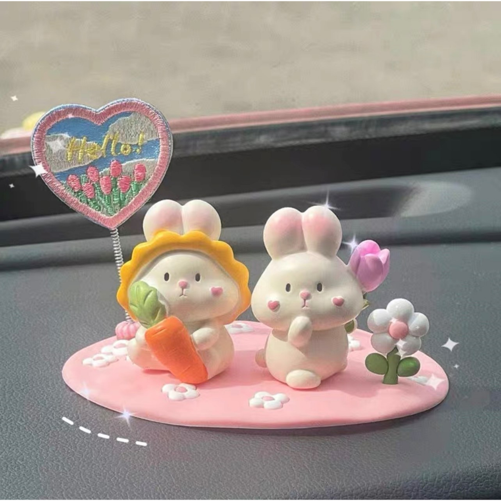 [NEW ARRIVALS] Phụ Kiện Trang Trí Taplo Xe Hơi Hình Thỏ Dễ Thương - Thỏ ...