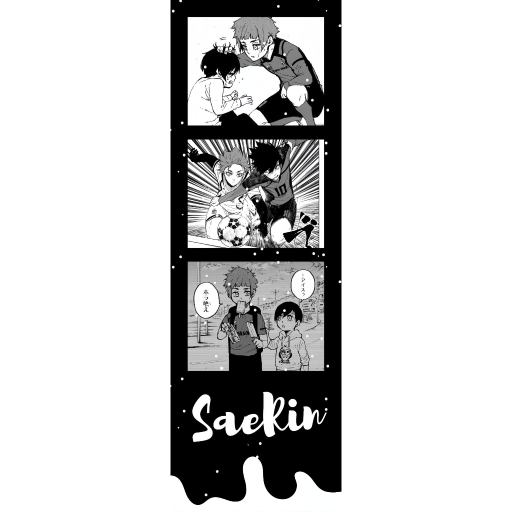 Photostrip/ Pola 5x15cm in 1 mặt Anime Blue Lock otp, couple Nagireo ...