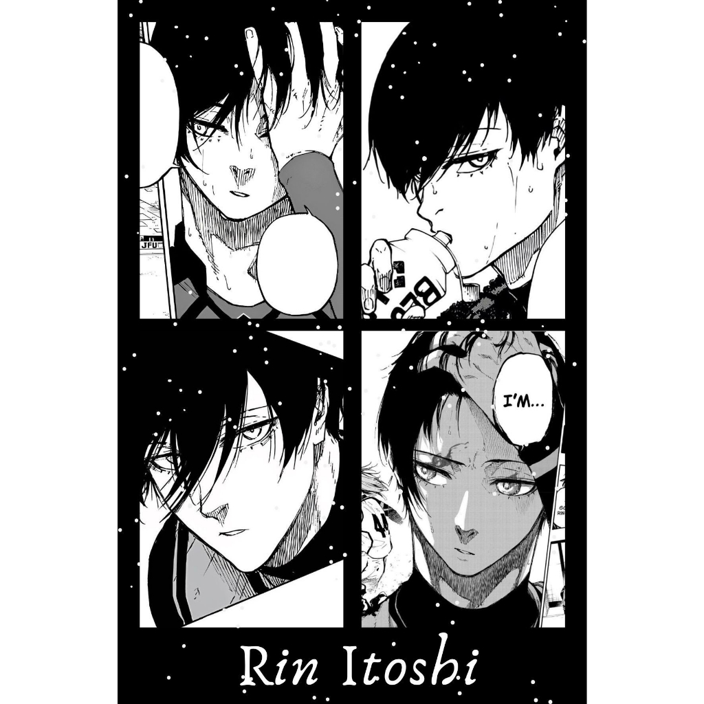 Photostrip/ Pola 10x15cm in 1 mắt Anime Blue Lock char Bachira, Nagi ...
