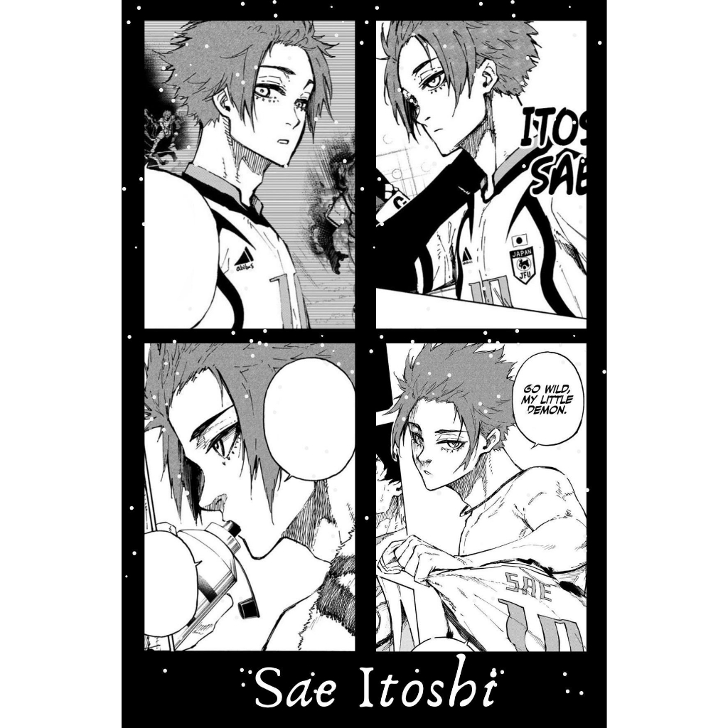 Photostrip/ Pola 10x15cm in 1 mắt Anime Blue Lock char Bachira, Nagi ...