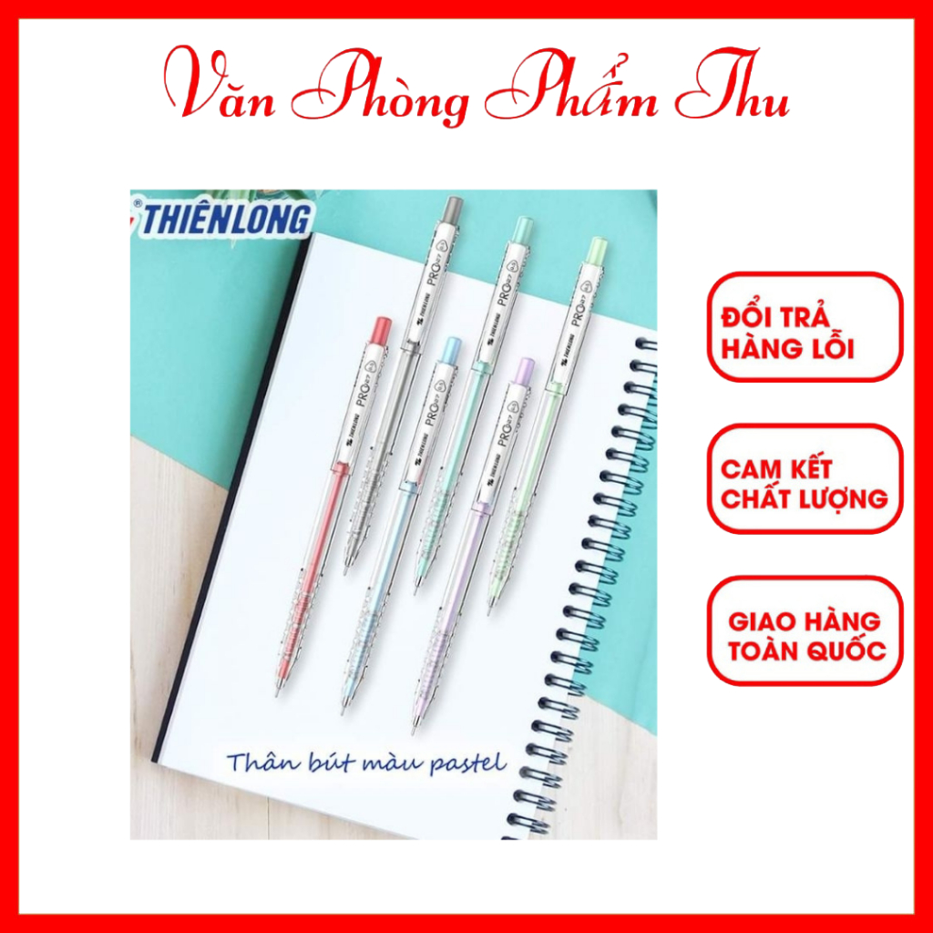 Bút Bi Thiên Long TL-105 (Phiên Bản PRO TL-027) - Vỉ 5 Cây, Mực Xanh ...