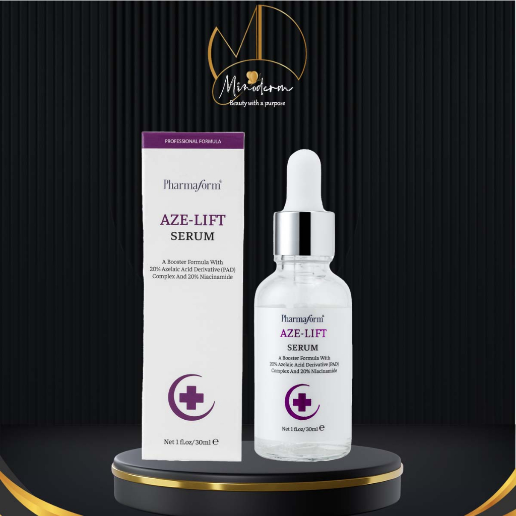 Serum Pharmaform Aze-Lift 20% Azelaic Acid, 20% Niacinamide giúp kiểm soát dầu, thu nhỏ lỗ chân ...