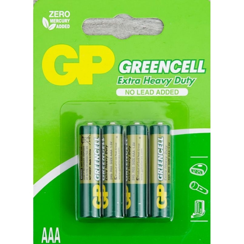 Pin đũa Greencell GP AAA - 24G - U4 (4viên) | Shopee Việt Nam