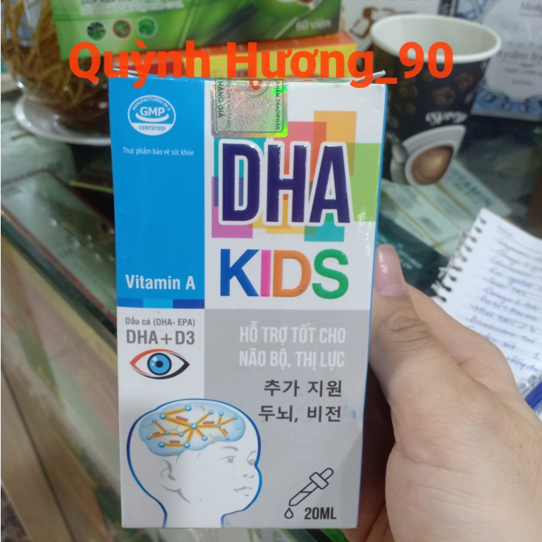 Bổ sung DHA nhỏ giọt cho bé DROPS DHA KIDS 20ml giúp bé phát triển não ...