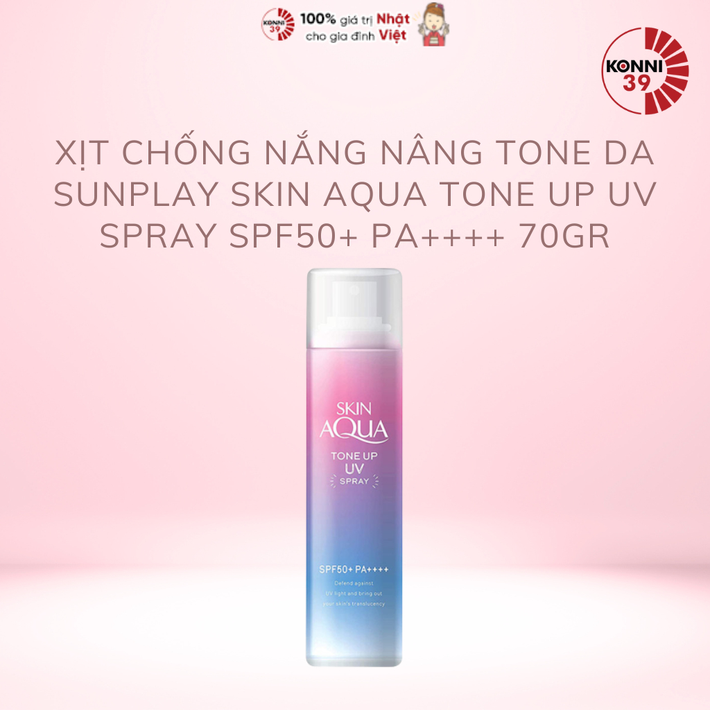 Xịt Chống Nắng Nâng Tone Da Sunplay Skin Aqua Tone Up Uv Spray Spf50 ...