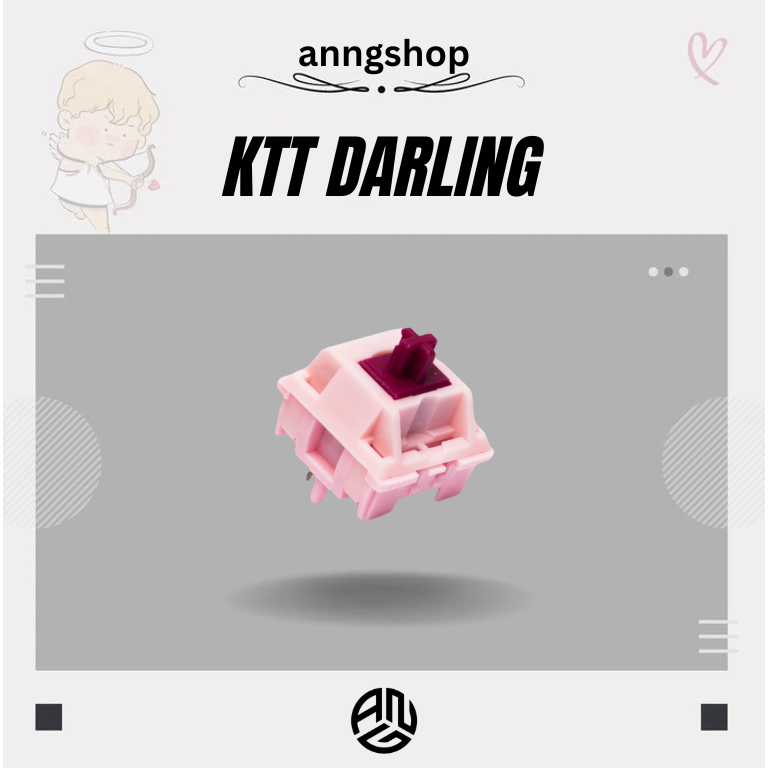 [SẴN HÀNG | HÀNG ĐÃ LUBE TAY 205G0] Switch KTT Darling cực mượt âm hay | Shopee Việt Nam