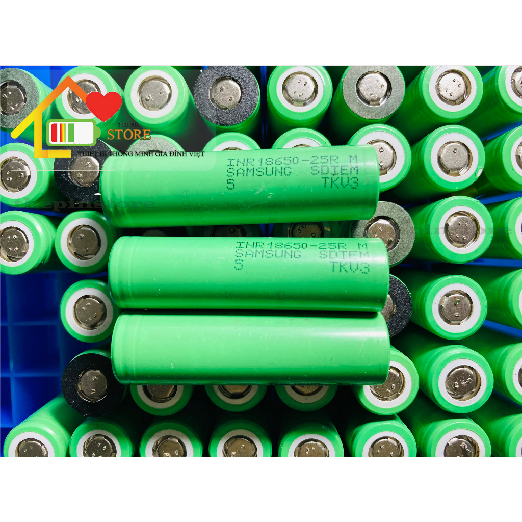 SAMSUNG 25R CHÍNH HÃNG THÁO KHỐI DUNG LƯỢNG 2500 mAh - XẢ 25A LIÊN TỤC ...
