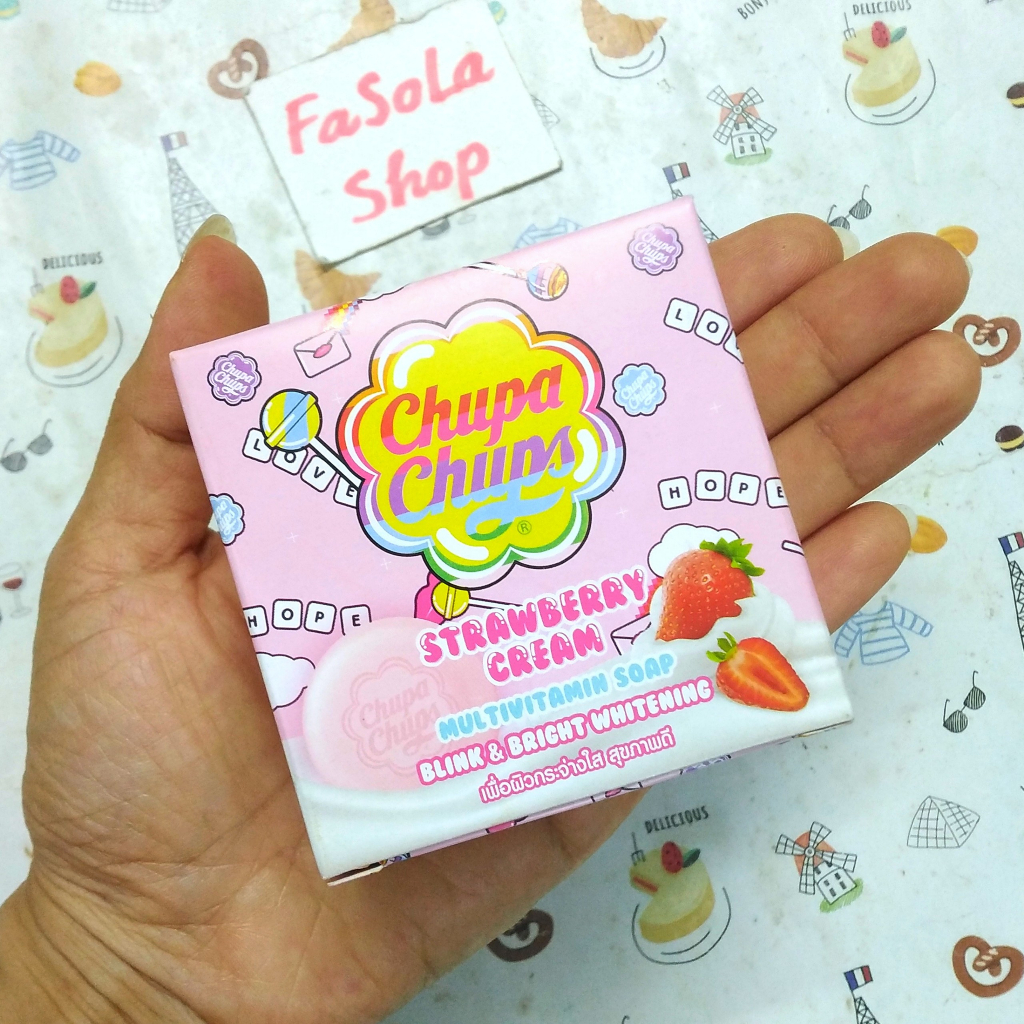 Xà phòng tắm CHUPA CHUPS 80g Thái Lan trái cây sạch sáng da thơm dâu ...