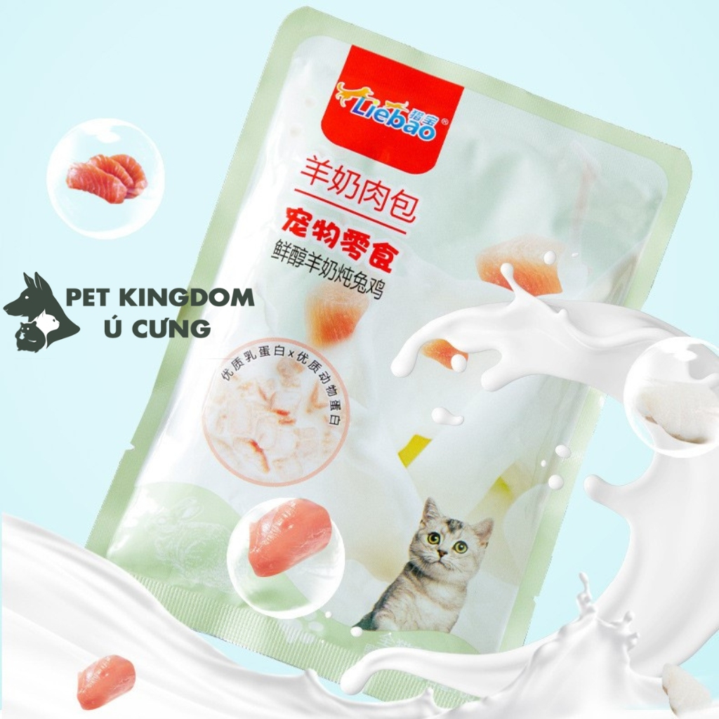 Thịt Hầm Sữa Dê LieBao Gói 70g - Thức Ăn Cho Mèo Pate Thịt Nhuyễn ...
