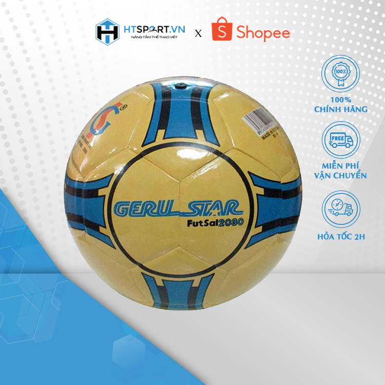 Quả Bóng Đá Futsal, Bóng Futsal Gerustar 2030 Dán Chính Hãng (Kèm Kim ...