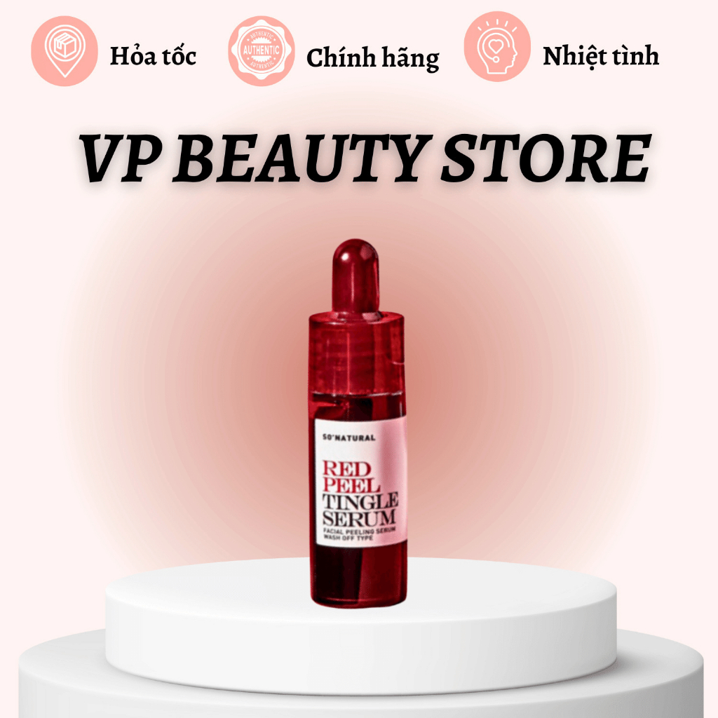 Tinh Chất Peel Da Sinh Học So’Natural Red Peel Tingle Serum - 11ml Mẫu Mới | Shopee Việt Nam