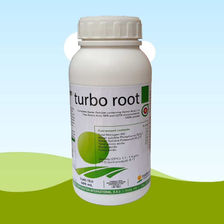 Phân bón turbo root chai 100ml, 500ml, 1000ml, màu đen đậm đặc, phân ...