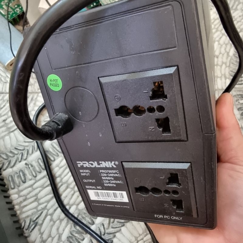 bộ lưu điện APC UPS 650VA 360W không bình acquy | Shopee Việt Nam