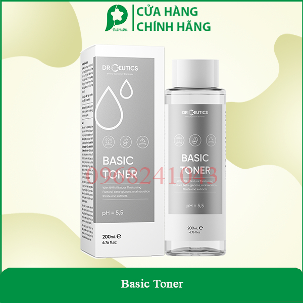 Basic Toner DRCEUTICS - Cấp Ẩm Cho Da Dầu (200ml) | Shopee Việt Nam