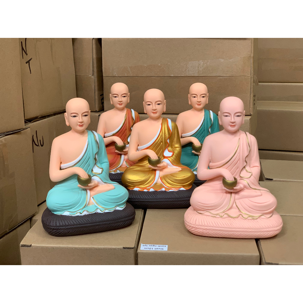 Tượng Thánh Tăng Tài Lộc Sivali 12cm tôn trí oto hoặc bàn làm việc ...