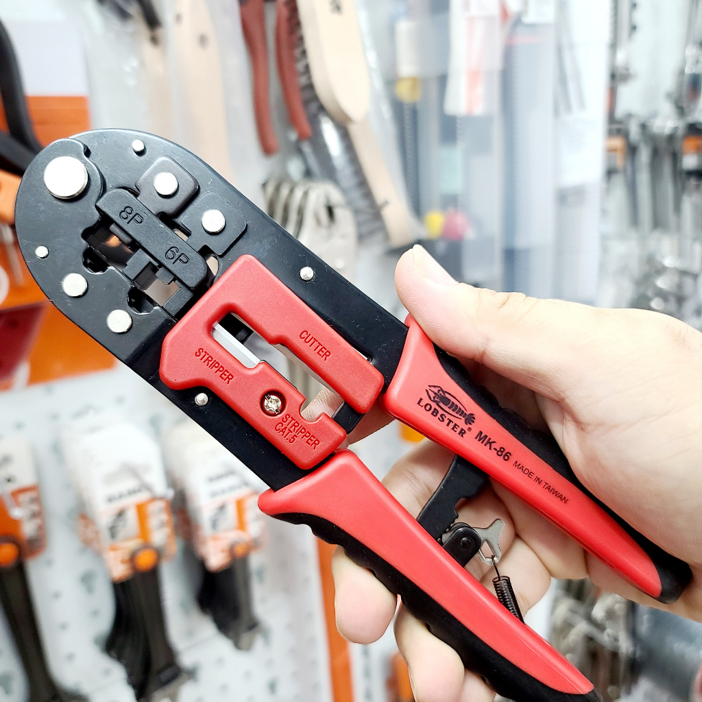 Kìm bấm dây mạng LAN đa năng Lobster MK-86 | Shopee Việt Nam