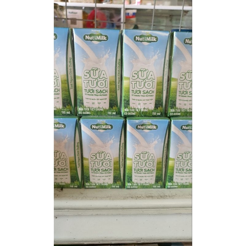 Sữa nutimilk[freship] sữa tươi sạch 110ml | Shopee Việt Nam