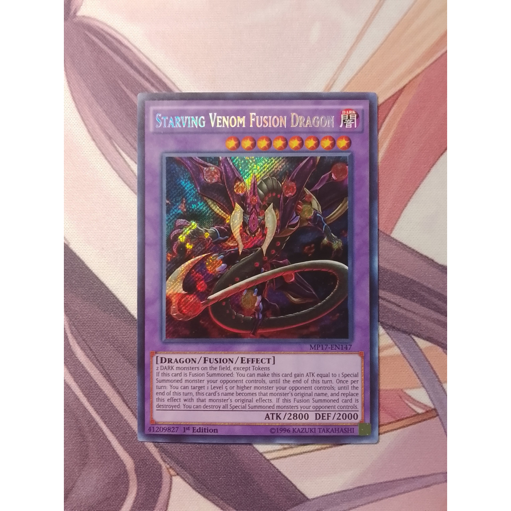 Thẻ Bài Yugioh: Starving Venom Fusion Dragon MP17-EN147 | Shopee Việt Nam