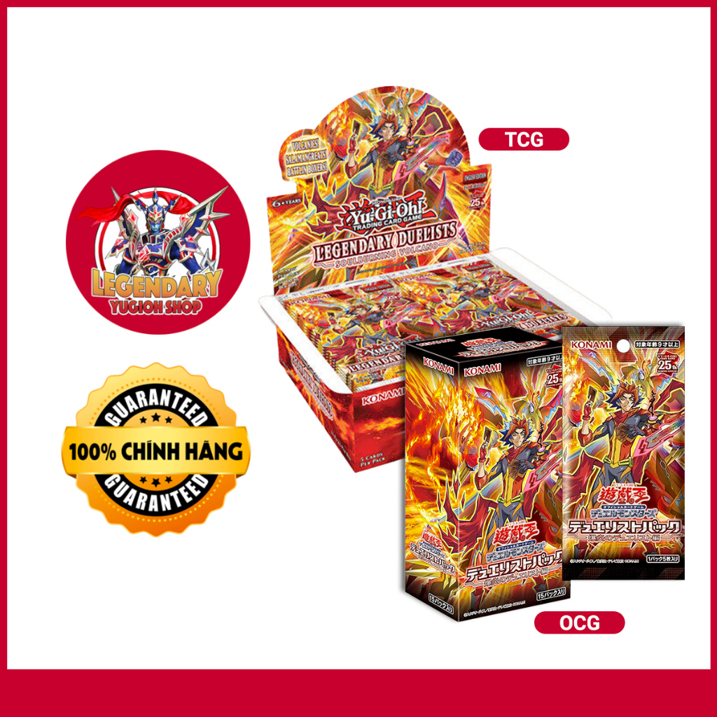 [Gói Bài Yugioh Chính Hãng] Soul Burning Volcano - LD10 | Shopee Việt Nam