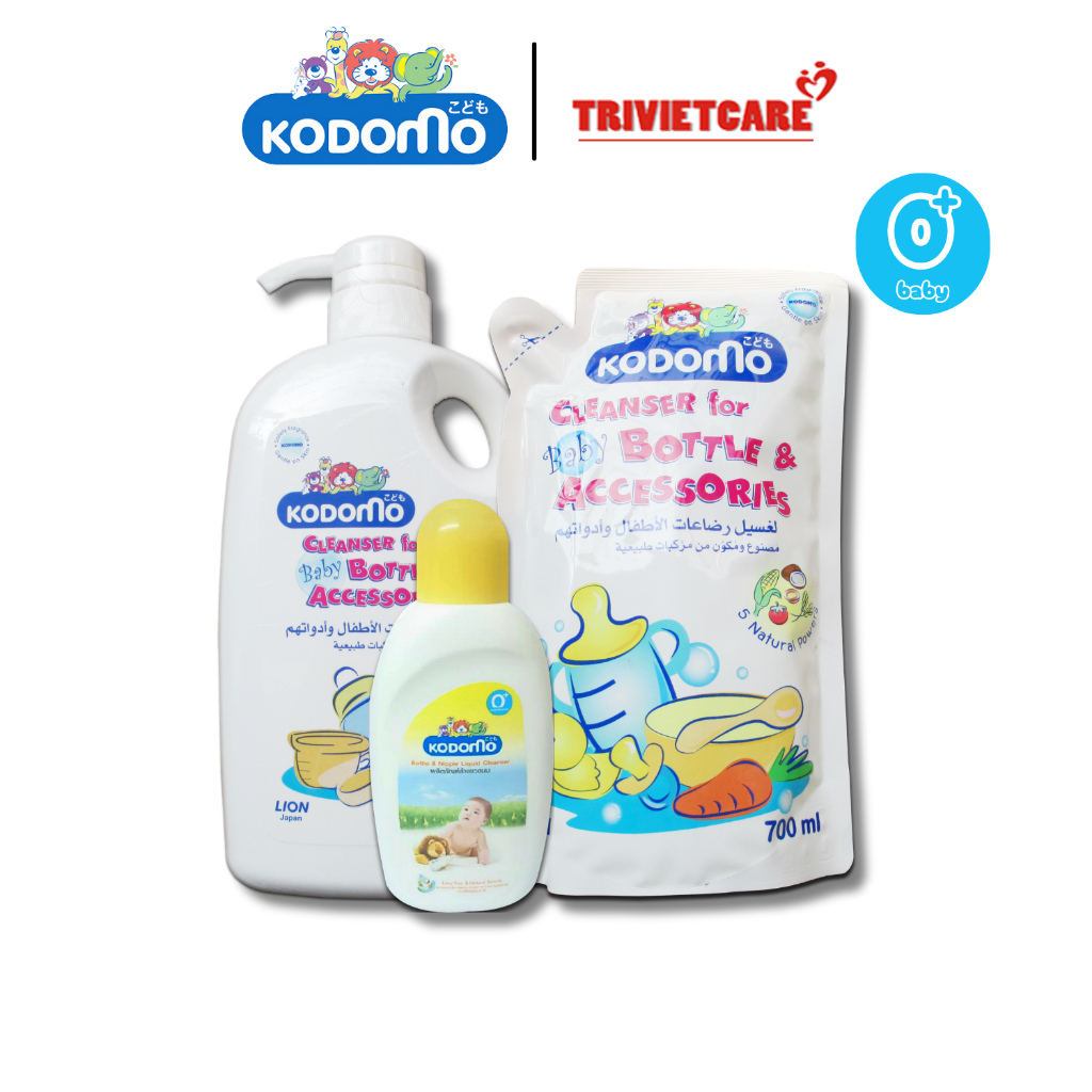 NƯỚC RỬA BÌNH SỮA VÀ RAU CỦ QUẢ KODOMO | Shopee Việt Nam