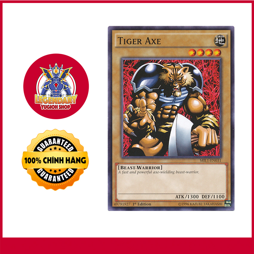 [JP][Thẻ Bài Yugioh Chính Hãng] Tiger Axe - Alternate Art | Shopee Việt Nam