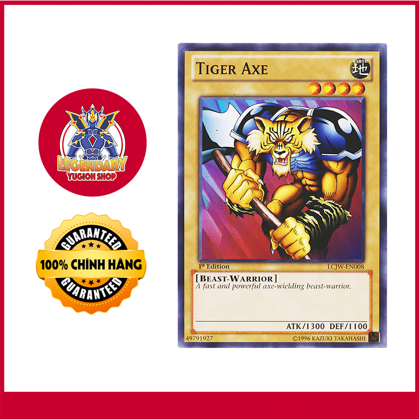 [Thẻ Bài Yugioh Chính Hãng] Tiger Axe | Shopee Việt Nam