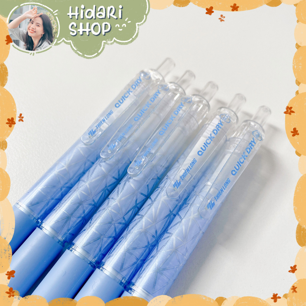Bút gel Quick Dry Thiên Long GEL-033 - Mực khô siêu nhanh - Hidari ...