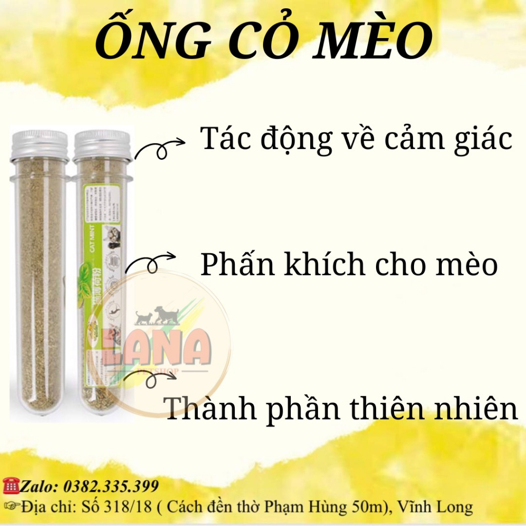 Ống cỏ mèo dạng bột cho mèo | Shopee Việt Nam
