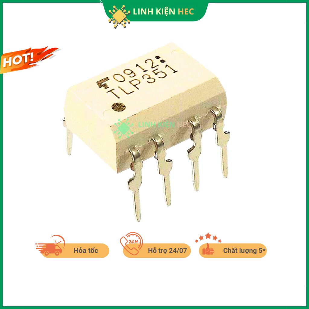 Ic quang TLP351 P351 DIP-8SOP-8 chính hãng TOSHIBA linh kiện hec ...