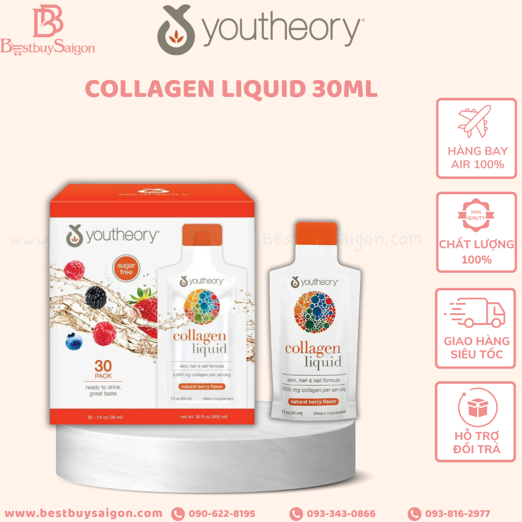 [HSD 2025] Collagen Nước Vị Dâu Berry Youtheory Collagen Liquid Berry ...
