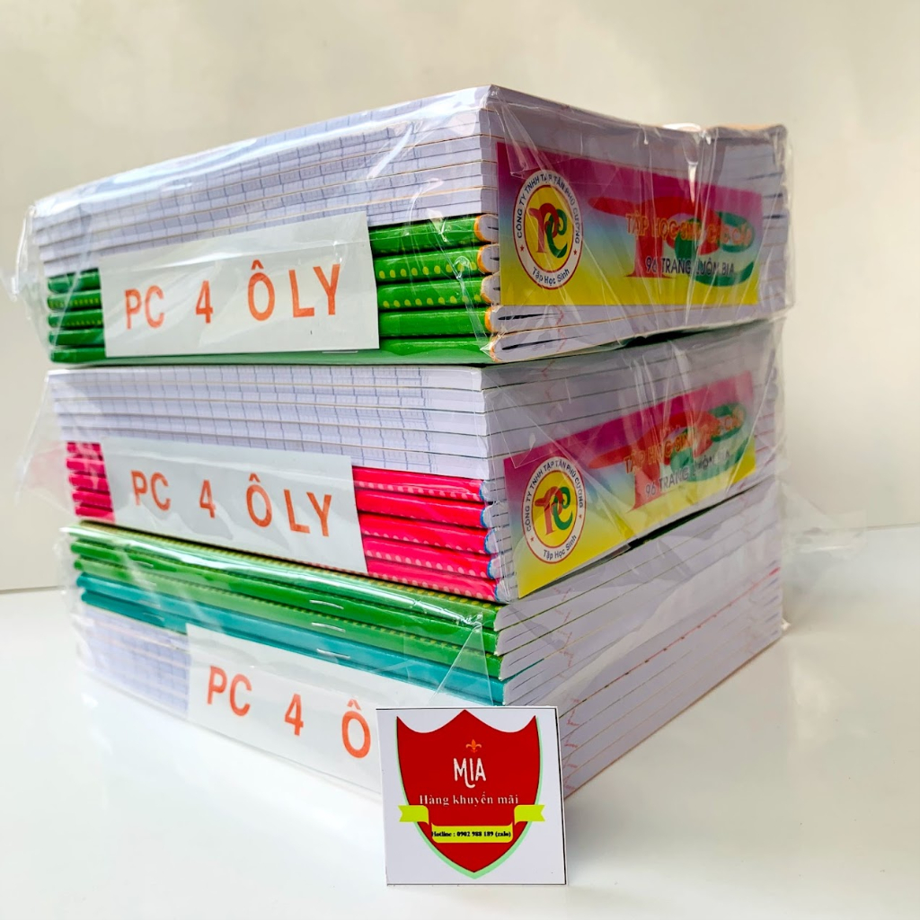 SET 5 CUỐN Tập 200 trang định lượng 80g 4 ÔLY | Shopee Việt Nam