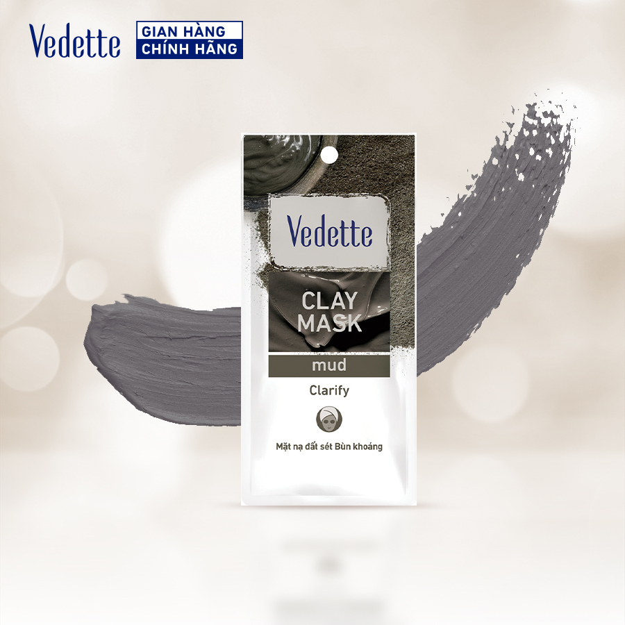 Mặt nạ đất sét sạch sâu dịu nhẹ Vedette Clay Mask 12g | Shopee Việt Nam