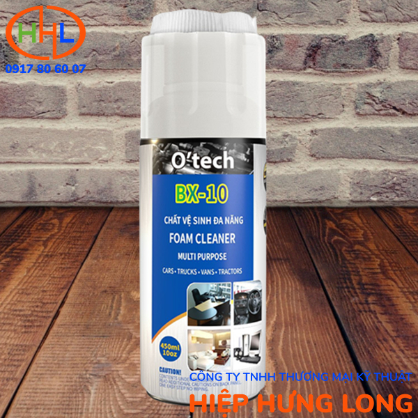 Bọt vệ sinh đa năng O’tech BX-10 Multi-Purpose Foam Cleaner 450ml ...