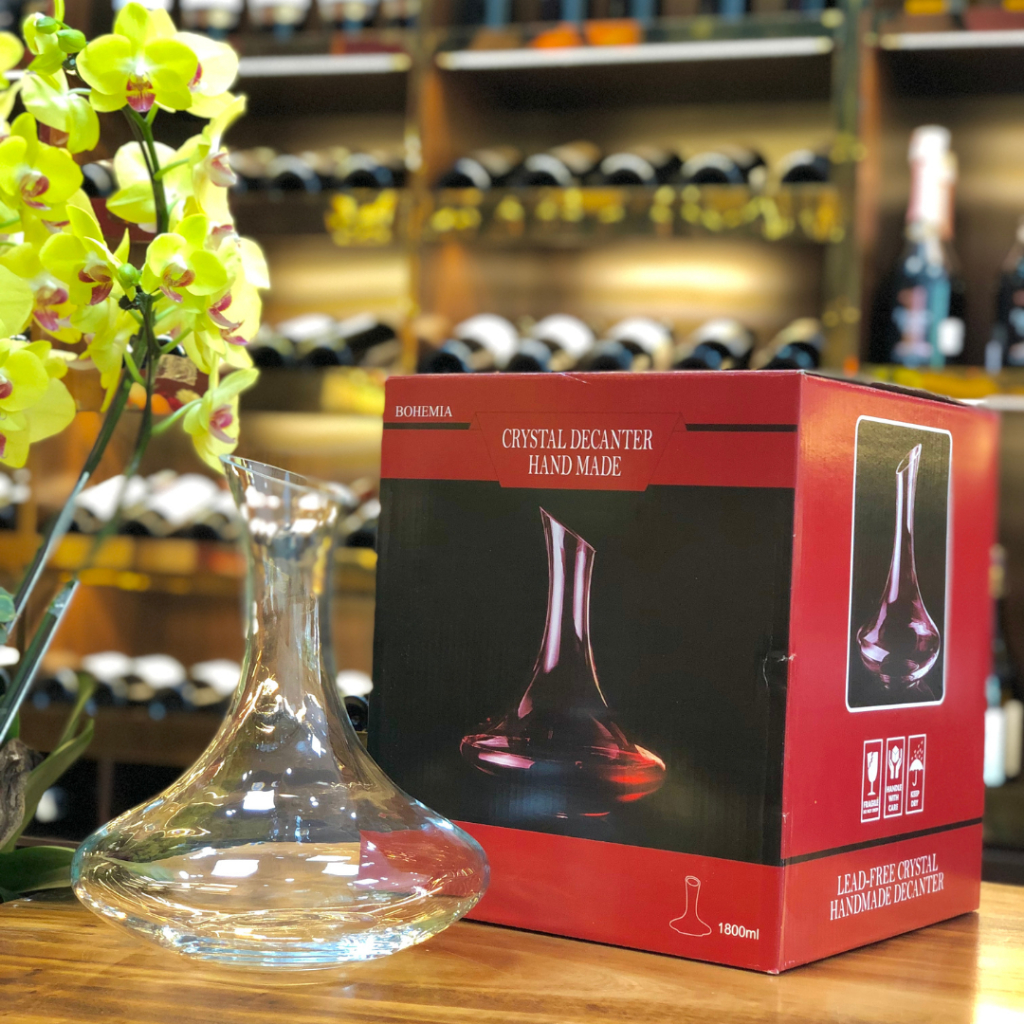 Decanter, Bình thở ruou vang pha lê 1500ml và 1800ml Wine Wander | Shopee Việt Nam