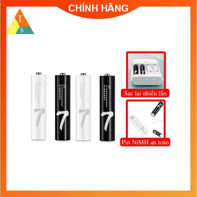 Bộ 4 viên Pin AAA Zi7 sạc được nhiều lần | Shopee Việt Nam