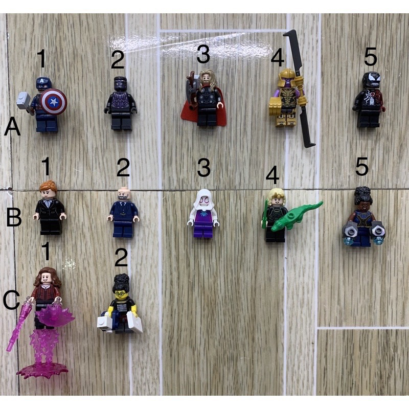 lego minifigures nhân vật siêu anh hùng marvel hàng chính hãng | Shopee ...