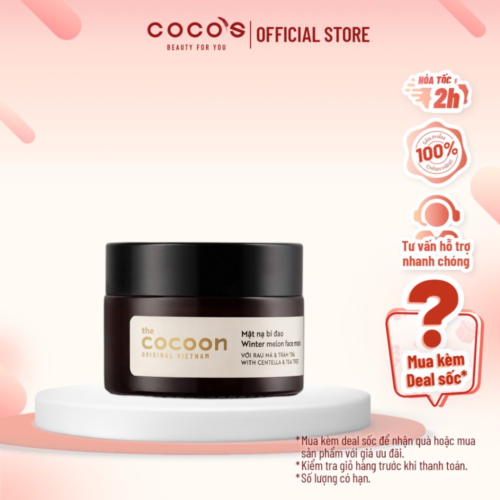 Mặt Nạ Bí Đao Cocoon 30ml | Shopee Việt Nam