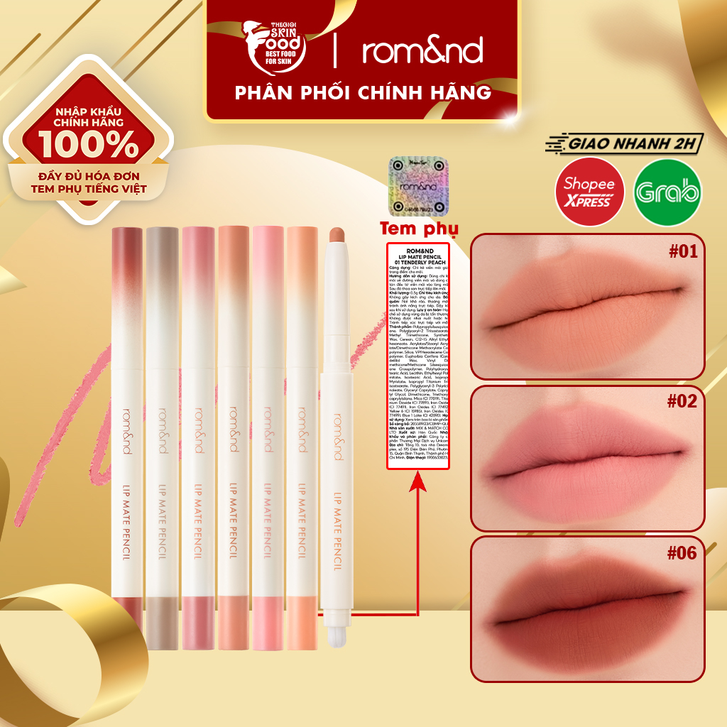 [NEW - Be OVEEER Shade] Chì Kẻ Viền Môi Nhung Lì, Lâu Trôi, Thiết Kế 2 ...