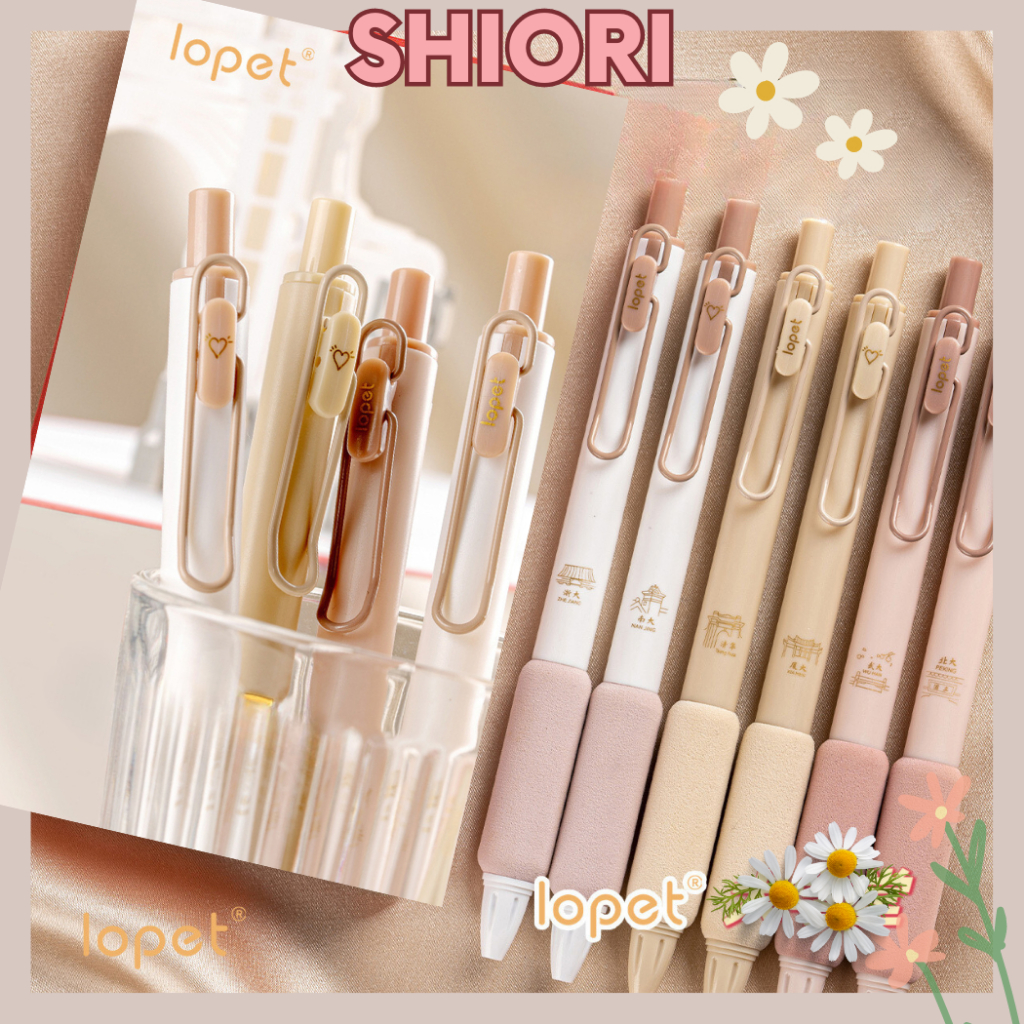 BÚT GEL LOPET-1303 TRƯỜNG ĐẠI HỌC Màu Pastel Hot Trend Bút Bi Nước Ngòi ...