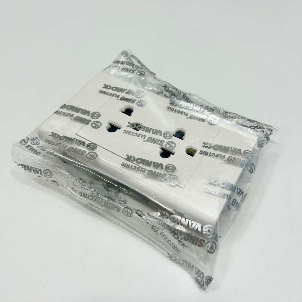 Ổ cắm đôi 3 chấu S18UE2 - SINO | Shopee Việt Nam