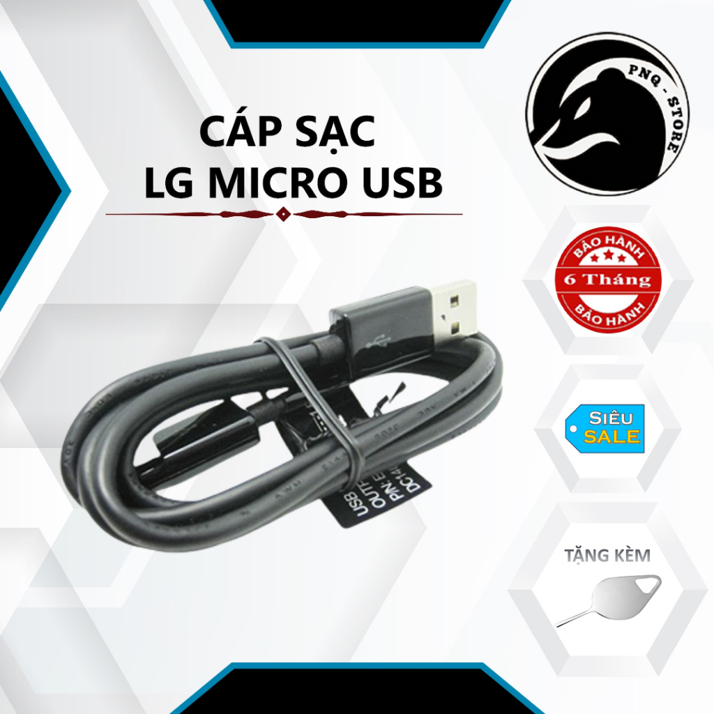 Cáp sạc LG Micro USB cho các dóng máy LG V10,G2,G3,G4,G Pro - Chính ...