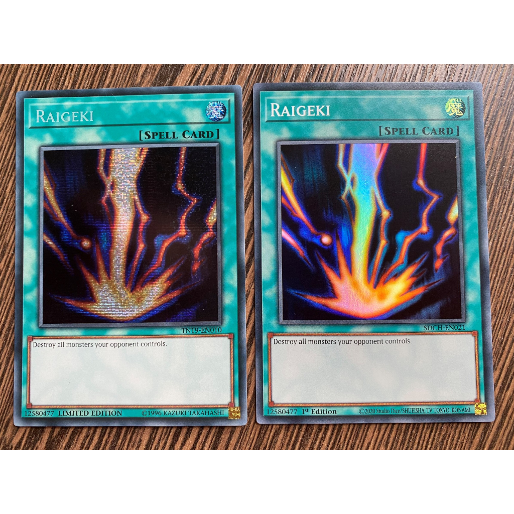 [YGD Store] Thẻ bài Yugioh chính hãng TCG - Raigeki | Shopee Việt Nam