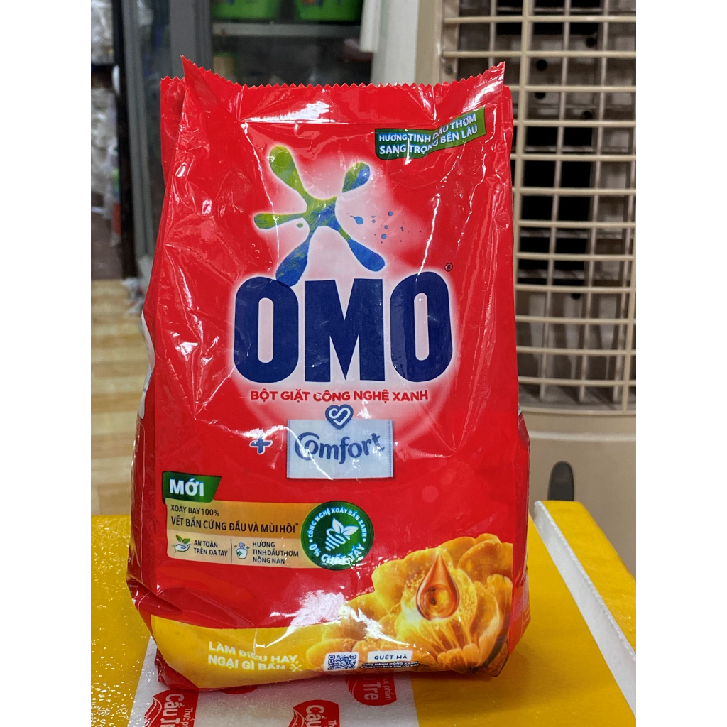 Bột giặt OMO Comfort 700g công nghệ xanh xoáy bay 100% vết bẩn cứng đầu ...